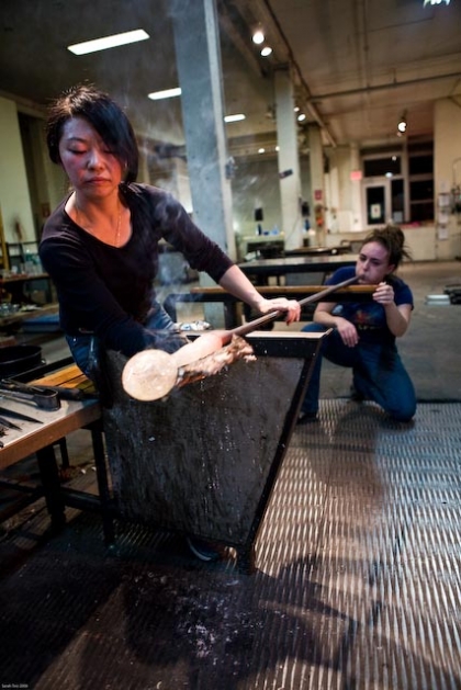 Glassblowing Studio in Williamsburg | sarah tew photography