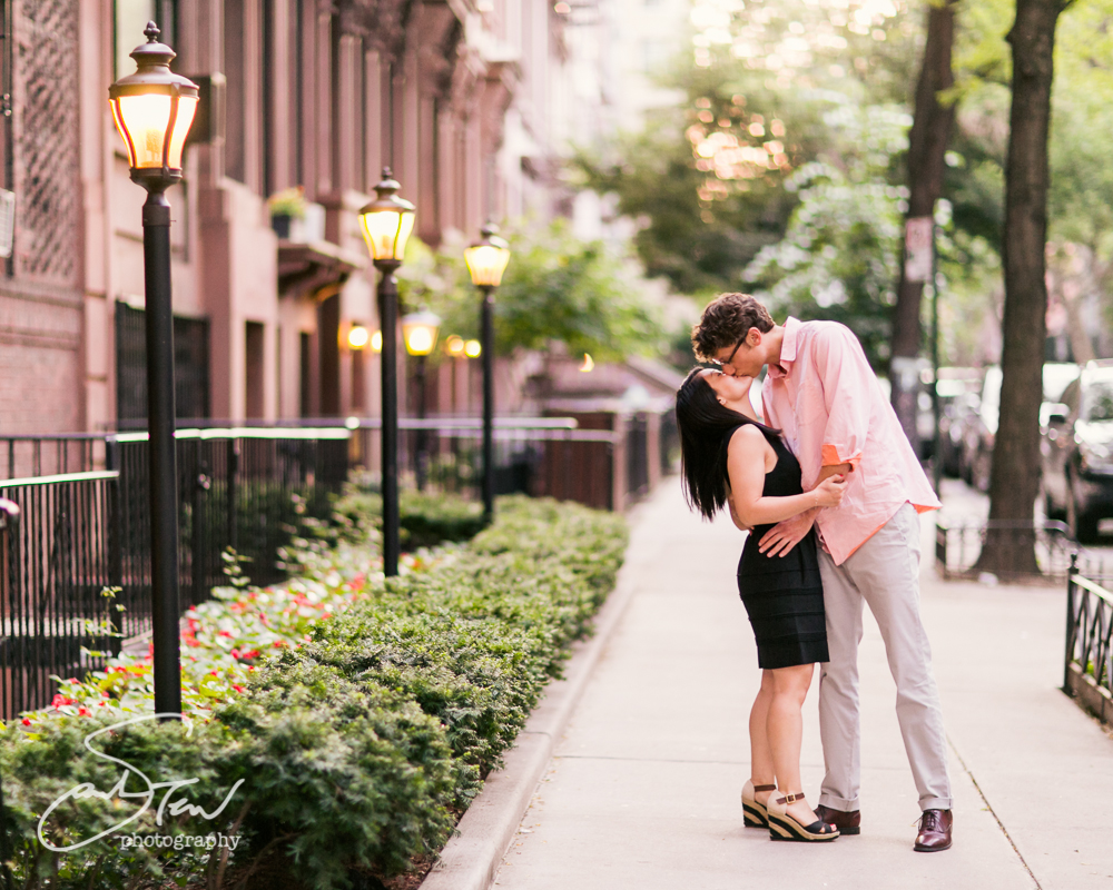 Engagement Portraits at home in Brooklyn Heights, Promenade | sarah tew ...